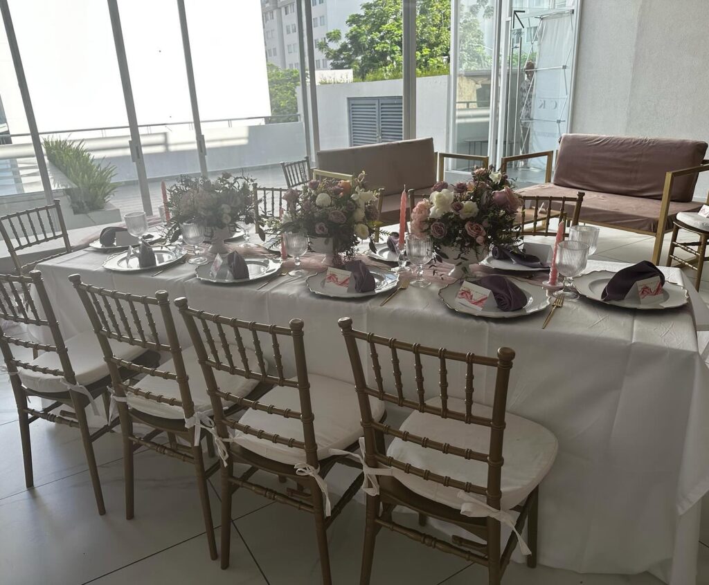 Set de Mesa Principal XV – Eventos Altura